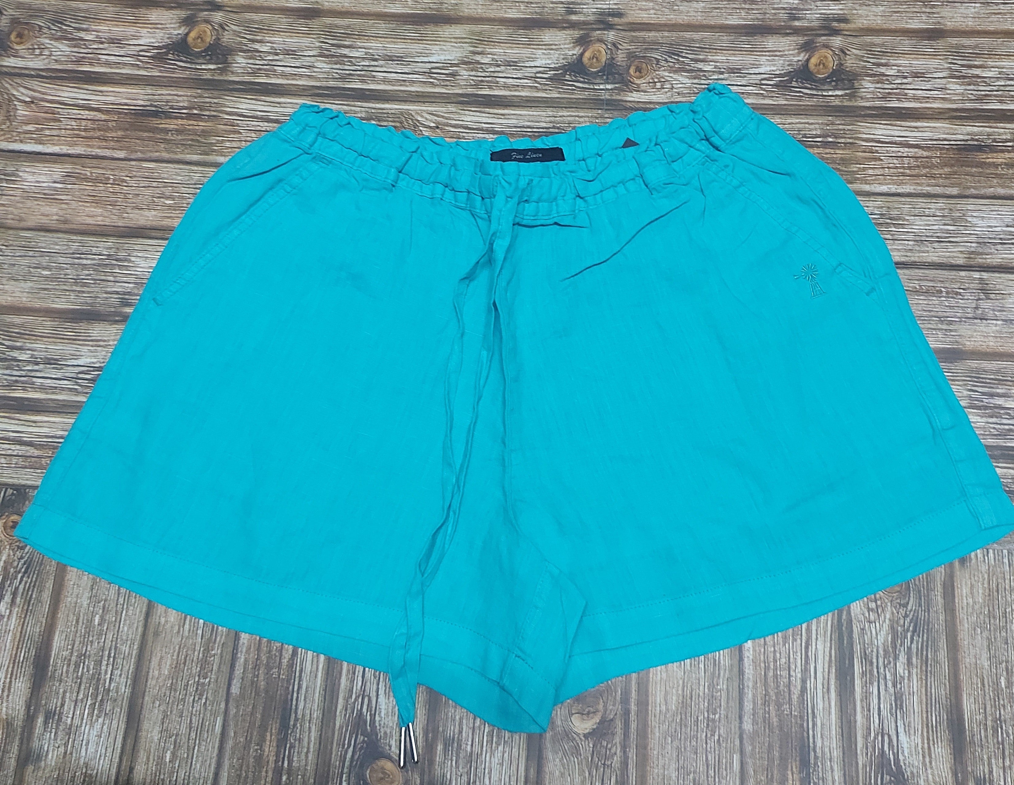 Pilbara Ladies Linen Short - Nile – Limestone Clothing