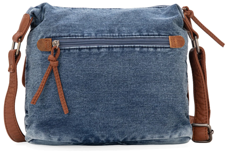 Wrangler Floral Tooled Denim Crossbody Jean – Limestone Clothing