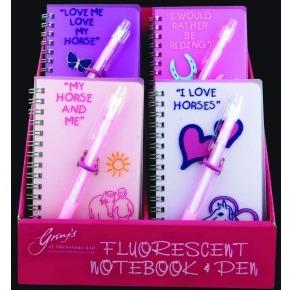 Fluorescent Notebook & Pen Set – Limestone Clothing