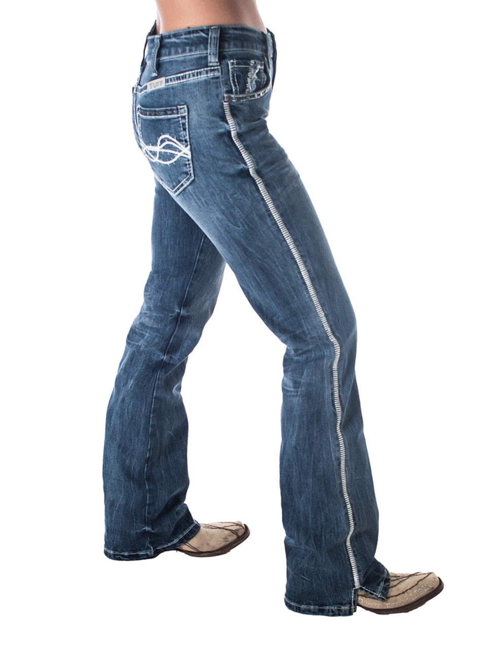 Cowgirl Tuff Jeans - Lightning – Limestone Clothing